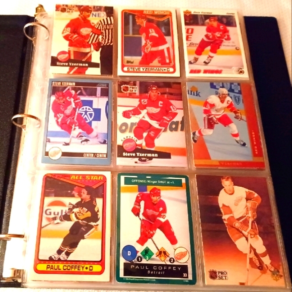NHL | Toys | Nhl Hockey Cards Binder Nhl Hockey Trading Cards ...